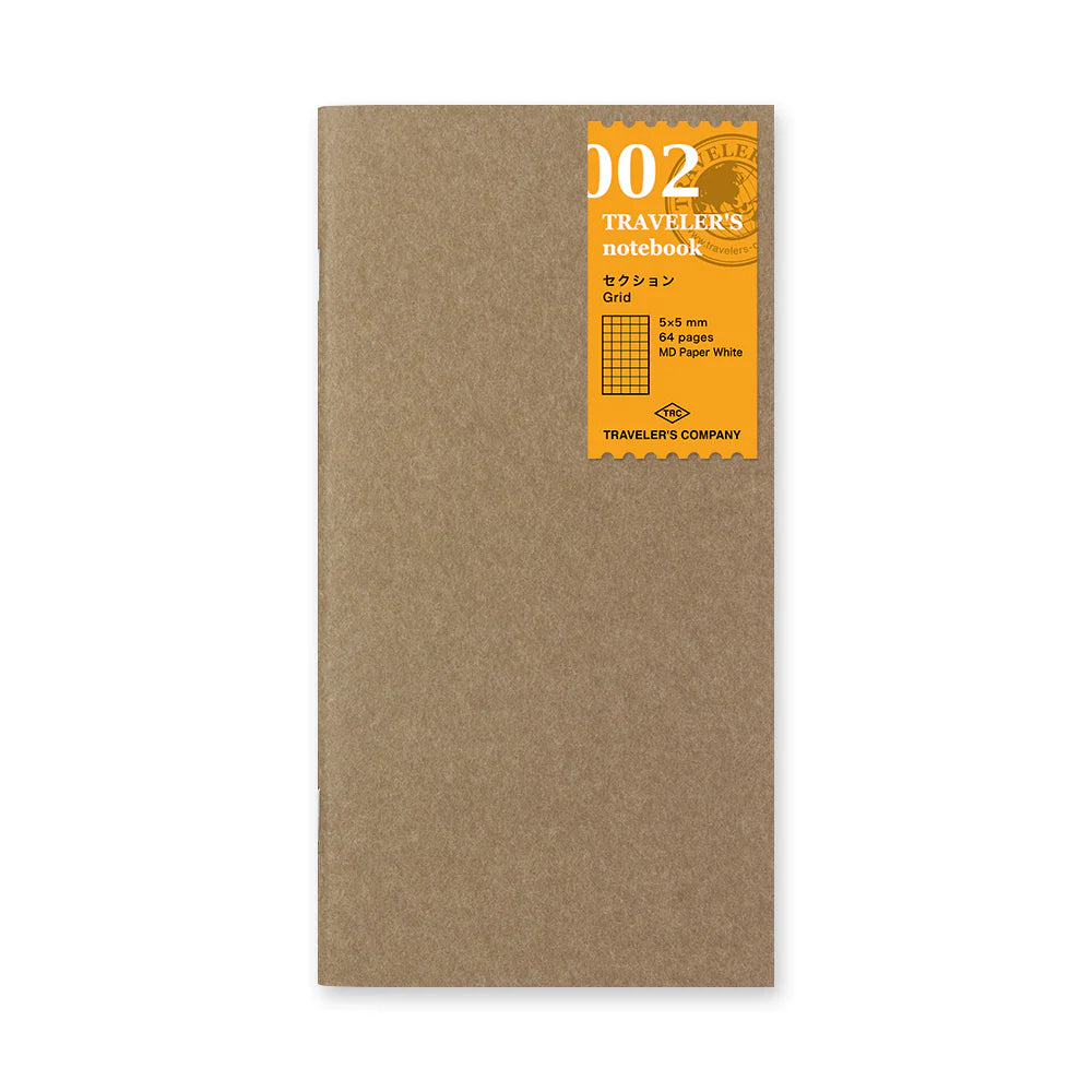 TRAVELER'S Notebook Refill - 002 Grid – The Paper Canopy