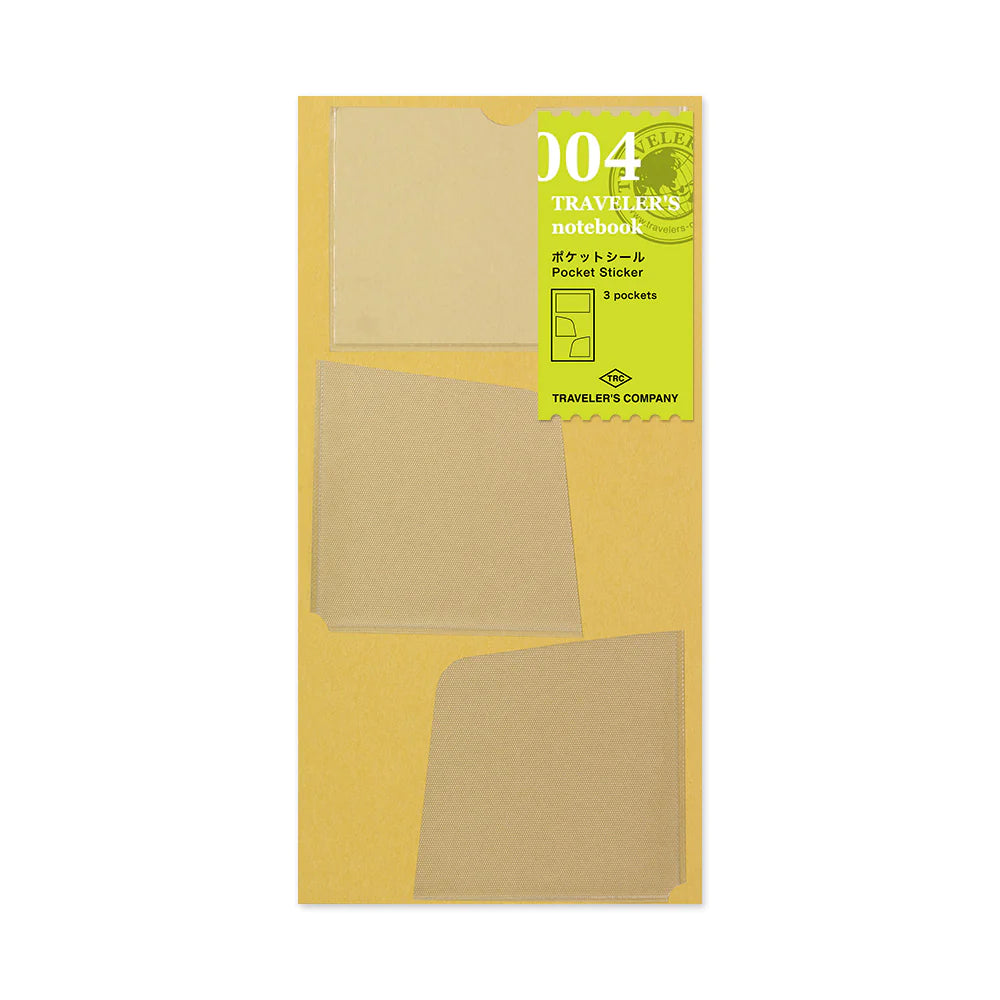 TRAVELER'S Notebook Refill - 004 Pocket Sticker – The Paper Canopy
