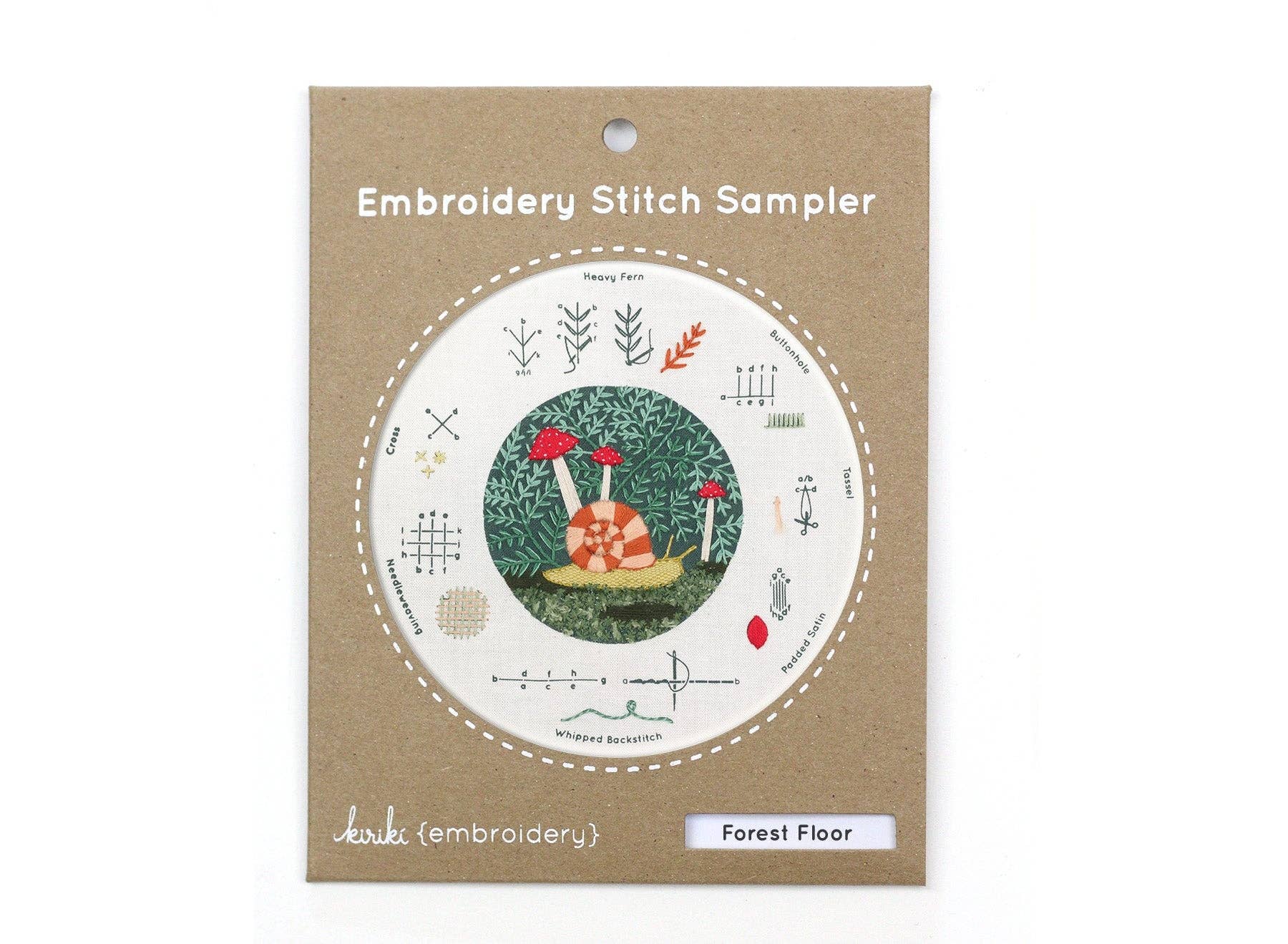 Forest Floor - Embroidery Stitch Sampler – The Paper Canopy