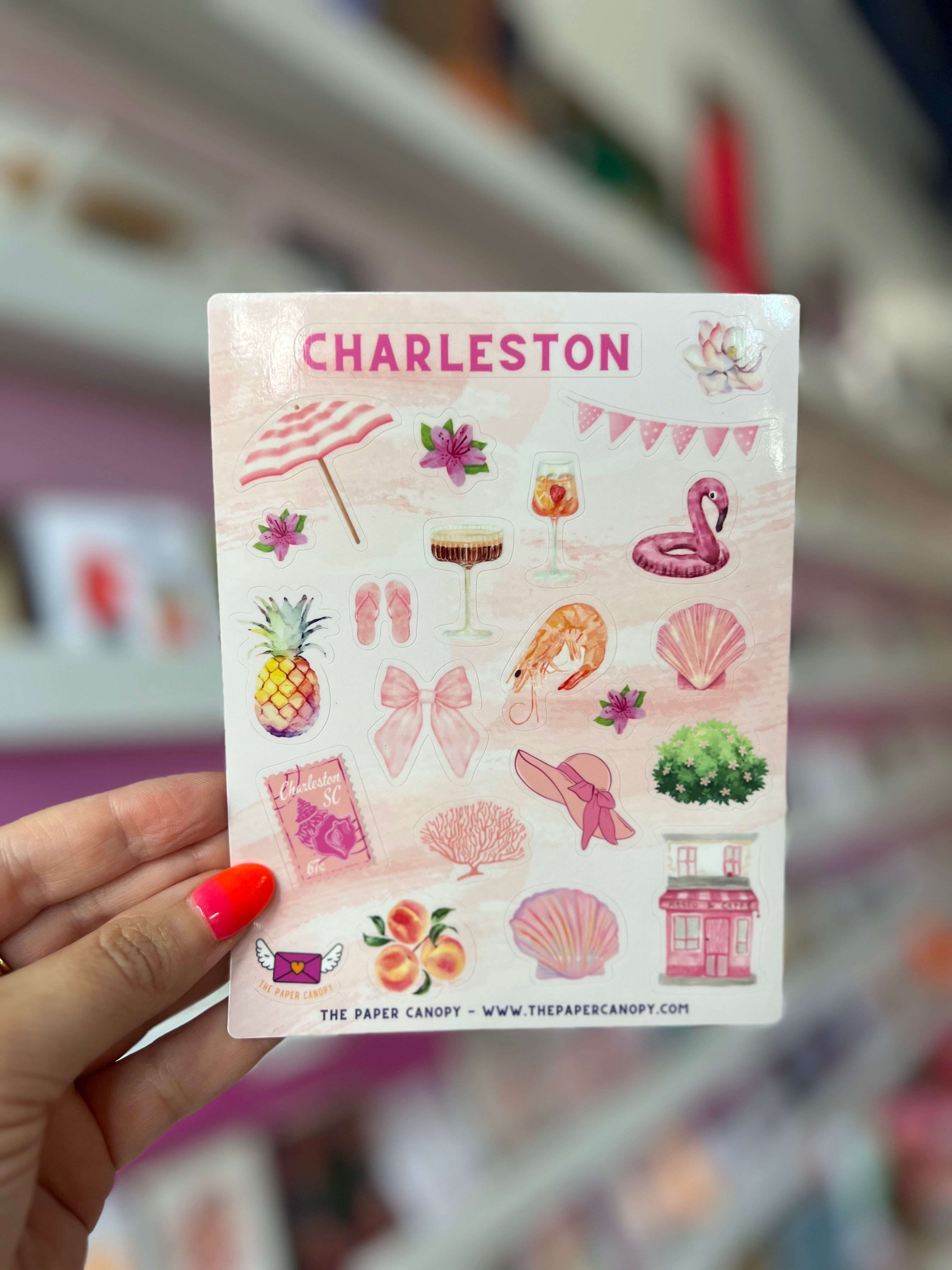 Charleston Sticker Sheets – The Paper Canopy