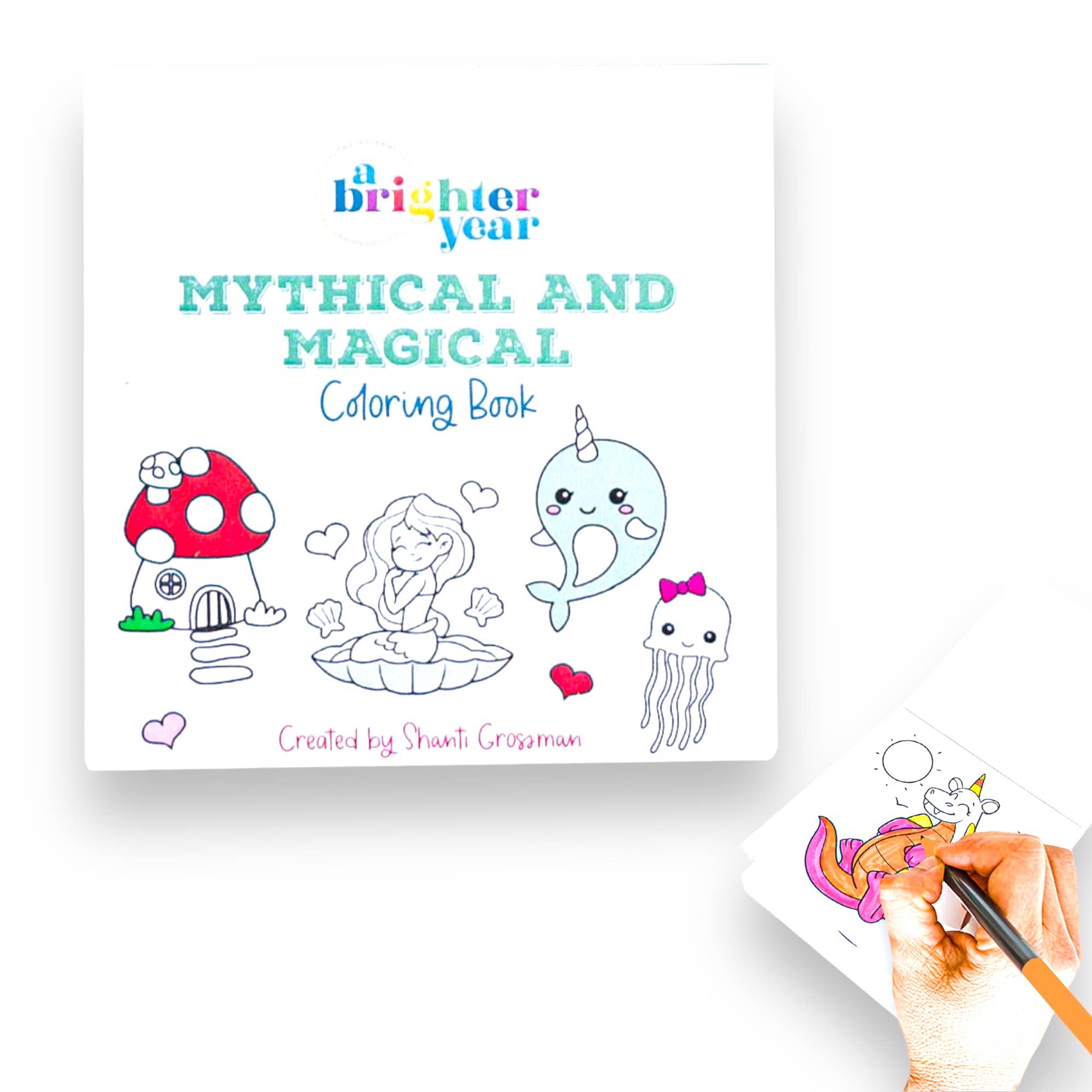 Mythical and Magical Mini Coloring Book – The Paper Canopy