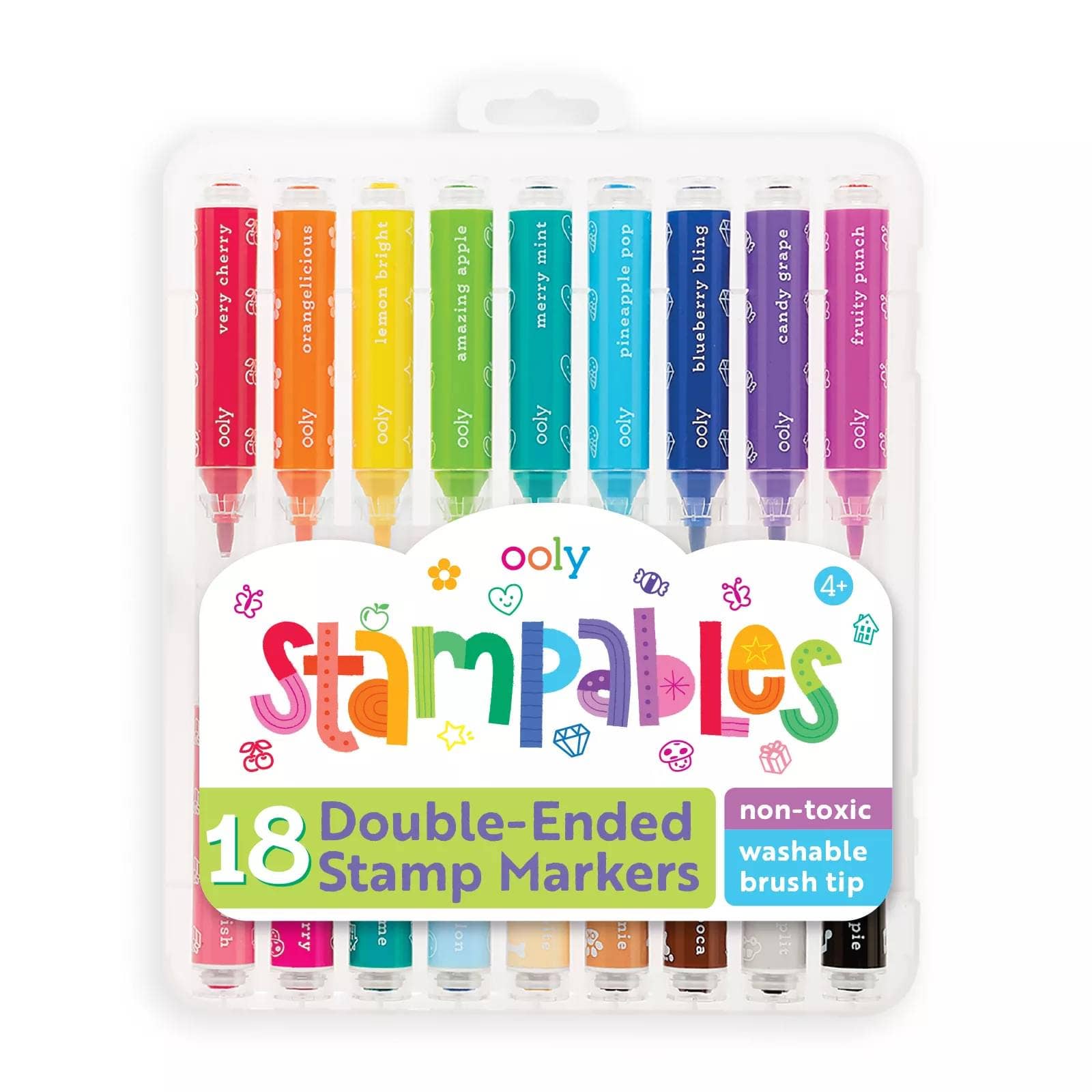 Stampables Double Ended Scented Markers- Set of 18 – The Paper Canopy