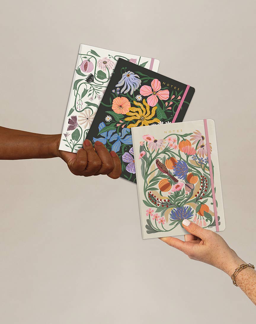 Flora + Fauna Trio Notebook set – The Paper Canopy