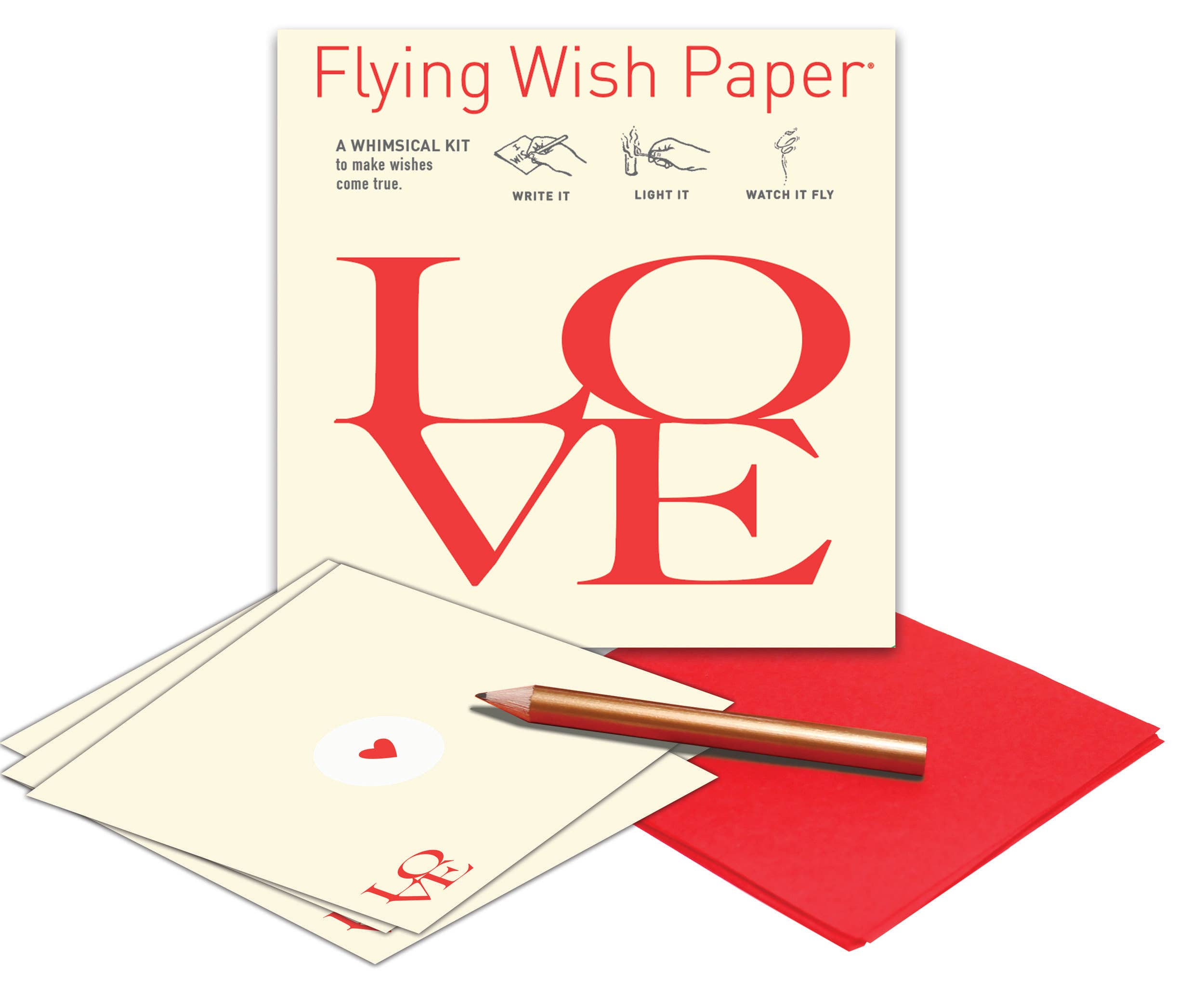 Flying Wish Paper Mini Kit - Love Letters – The Paper Canopy
