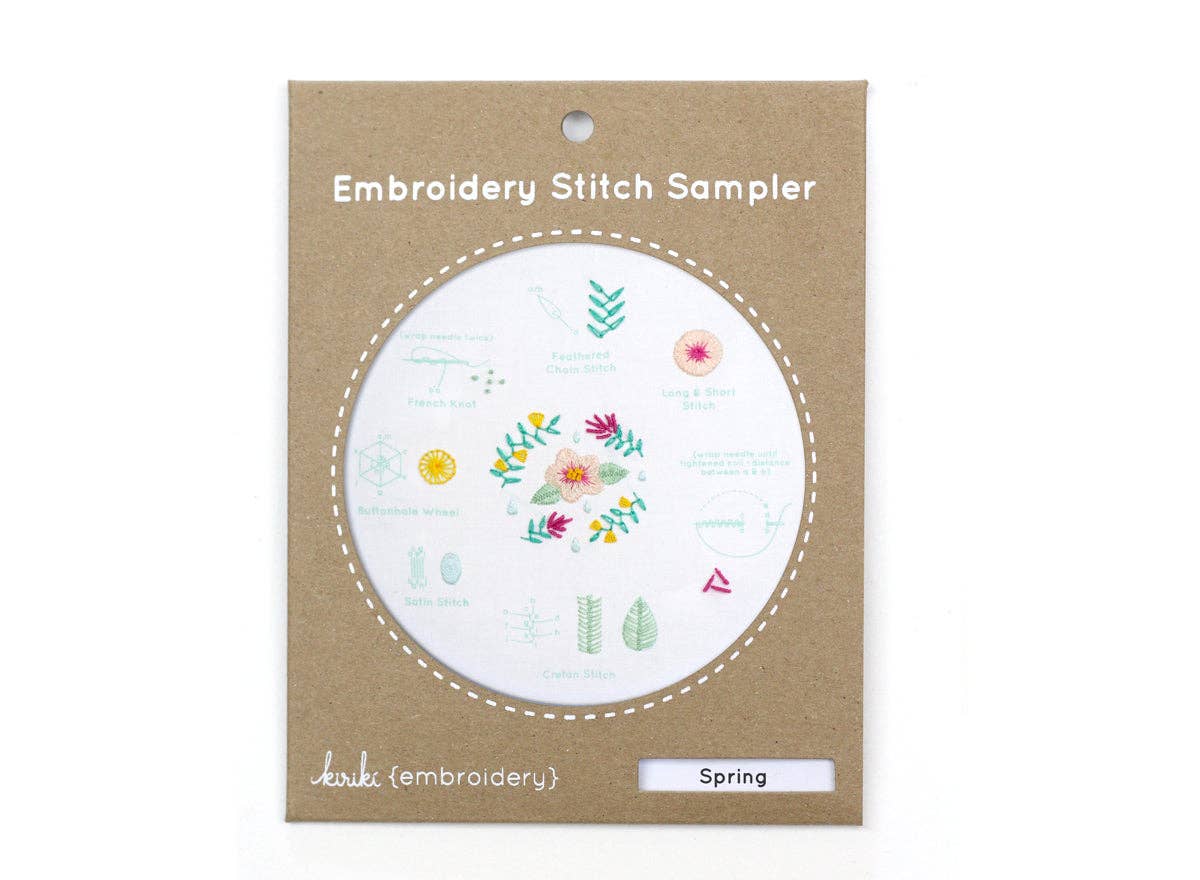 Spring - Embroidery Stitch Sampler – The Paper Canopy