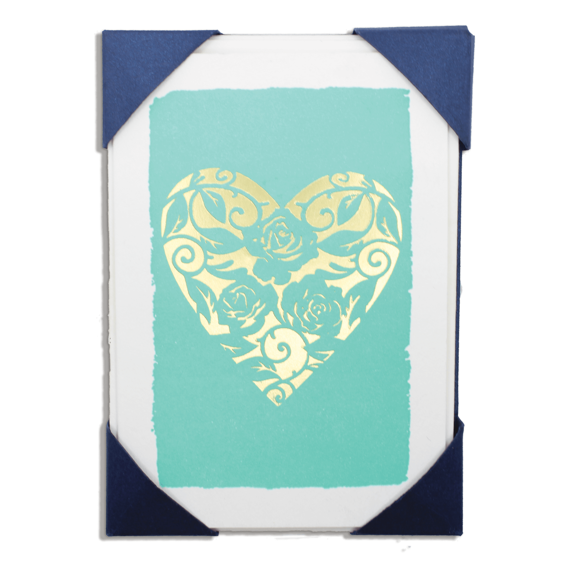 Rose heart | Notelet Card (5-Pack) – The Paper Canopy