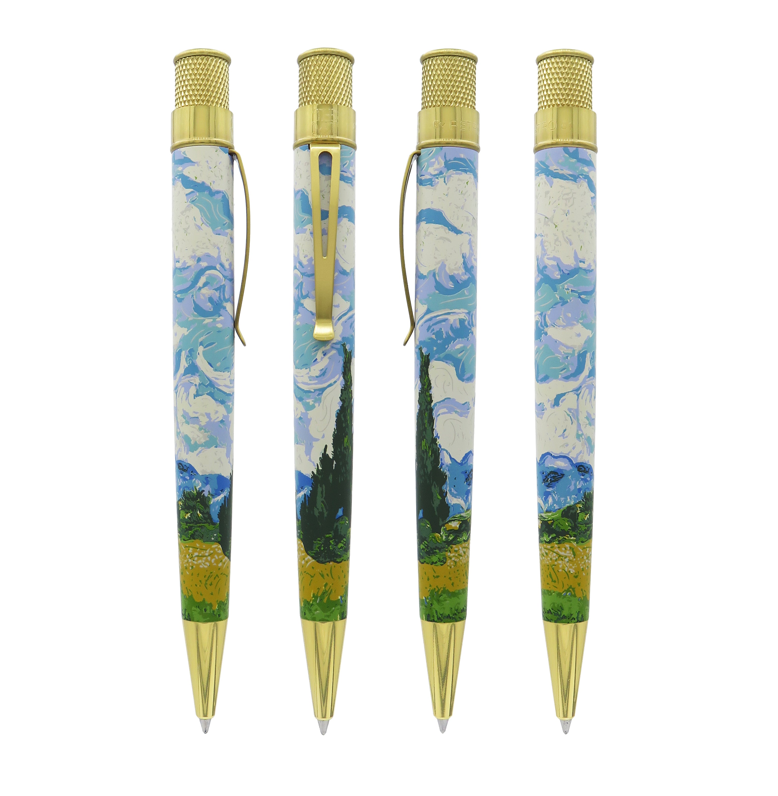 Metropolitan Van Gogh’s Wheat Field Tornado Rollerball – The Paper Canopy
