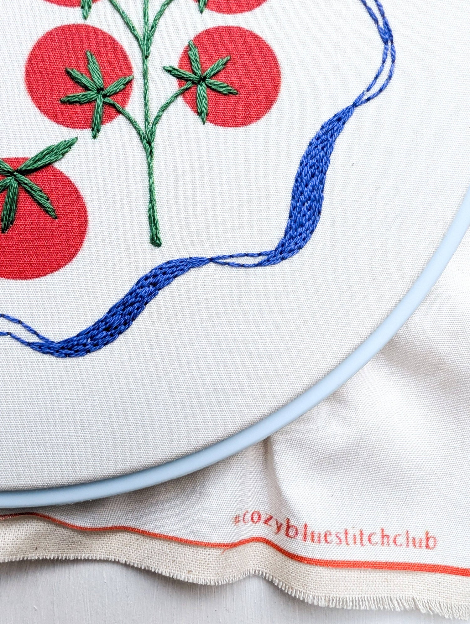 Tomatoes embroidery kit – The Paper Canopy