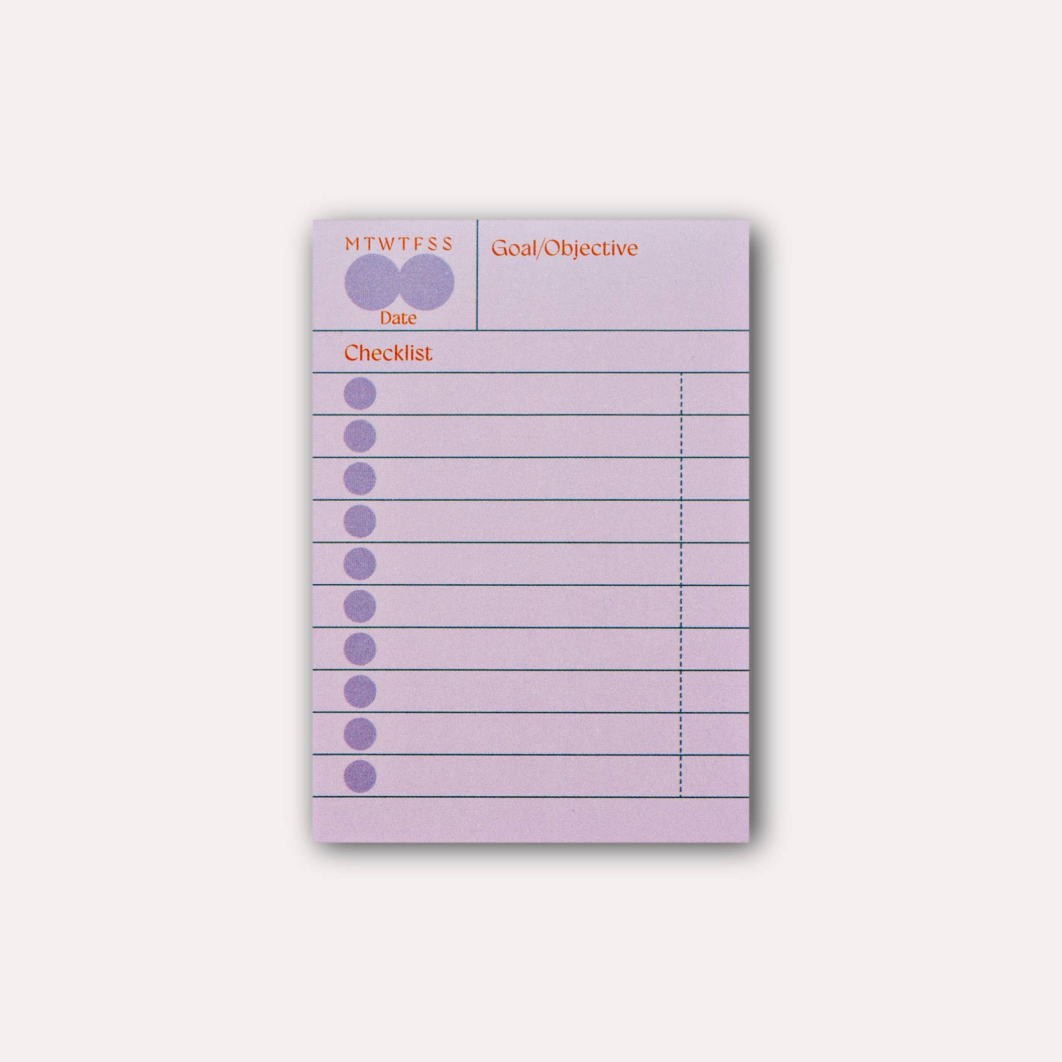 Ginger Habit Checklist Sticky Notes – The Paper Canopy