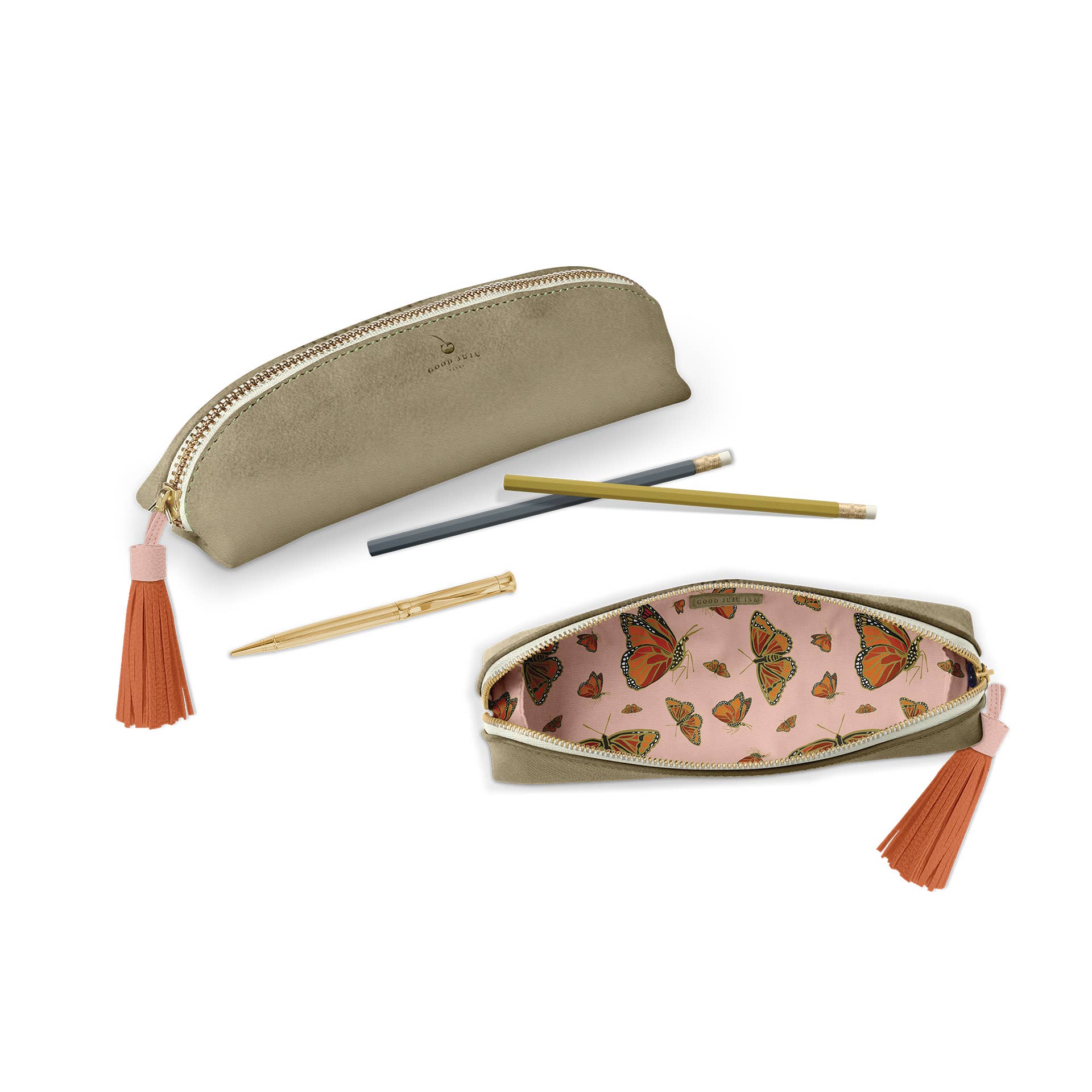 Luxe Slim Pencil Pouch - Metallic Bronze – The Paper Canopy