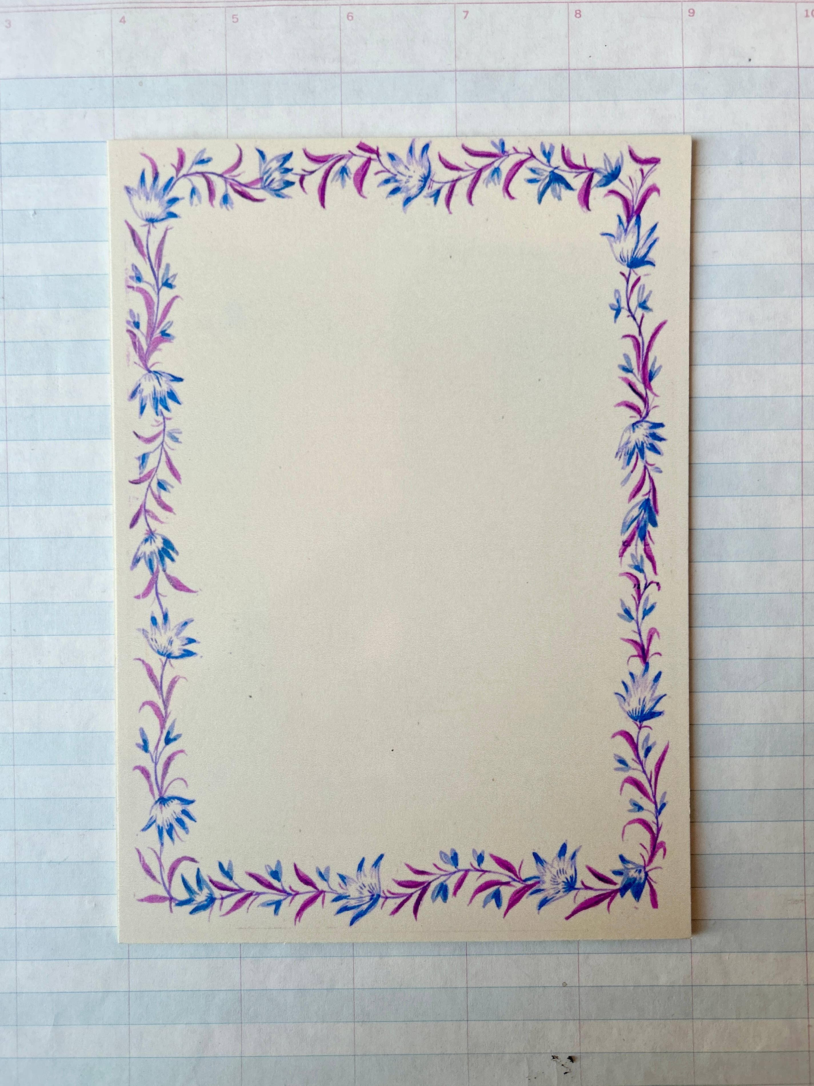 French Menu Stationery Set II: 5 – The Paper Canopy