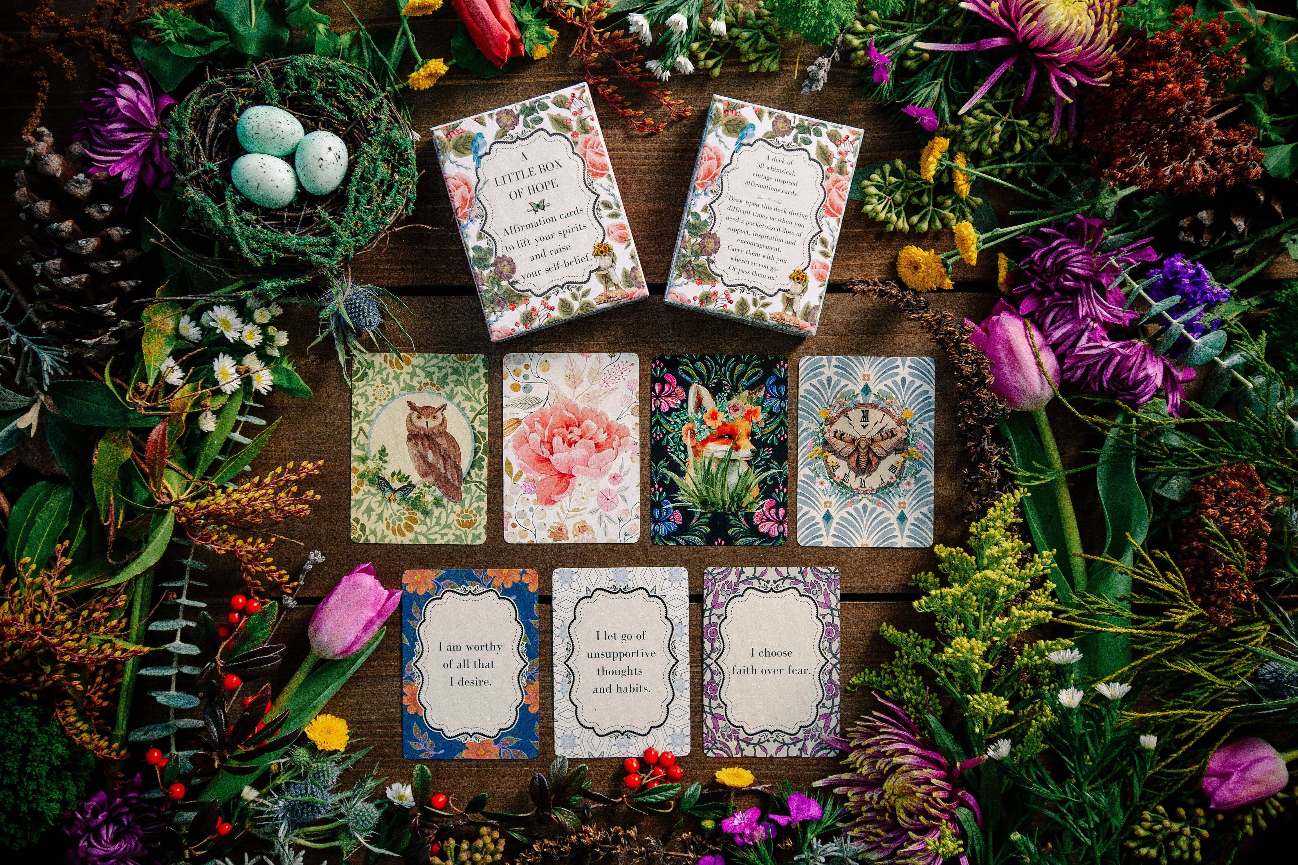 A Deck of Hope: 52 Positive Affirmation Cards – The Paper Canopy