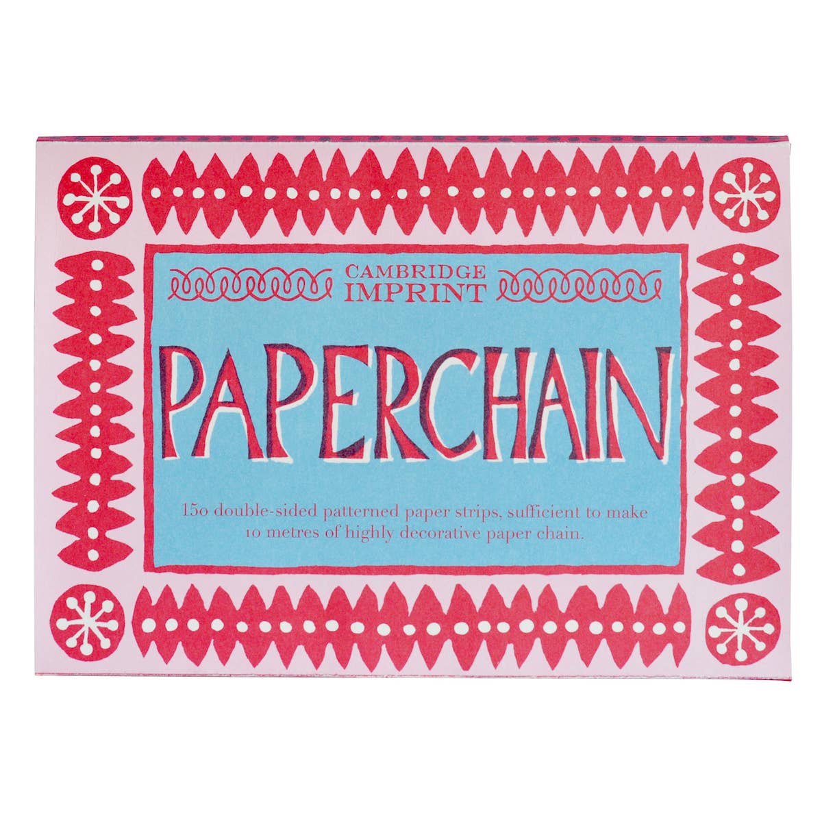 Red & Light Blue Paper Chain – The Paper Canopy