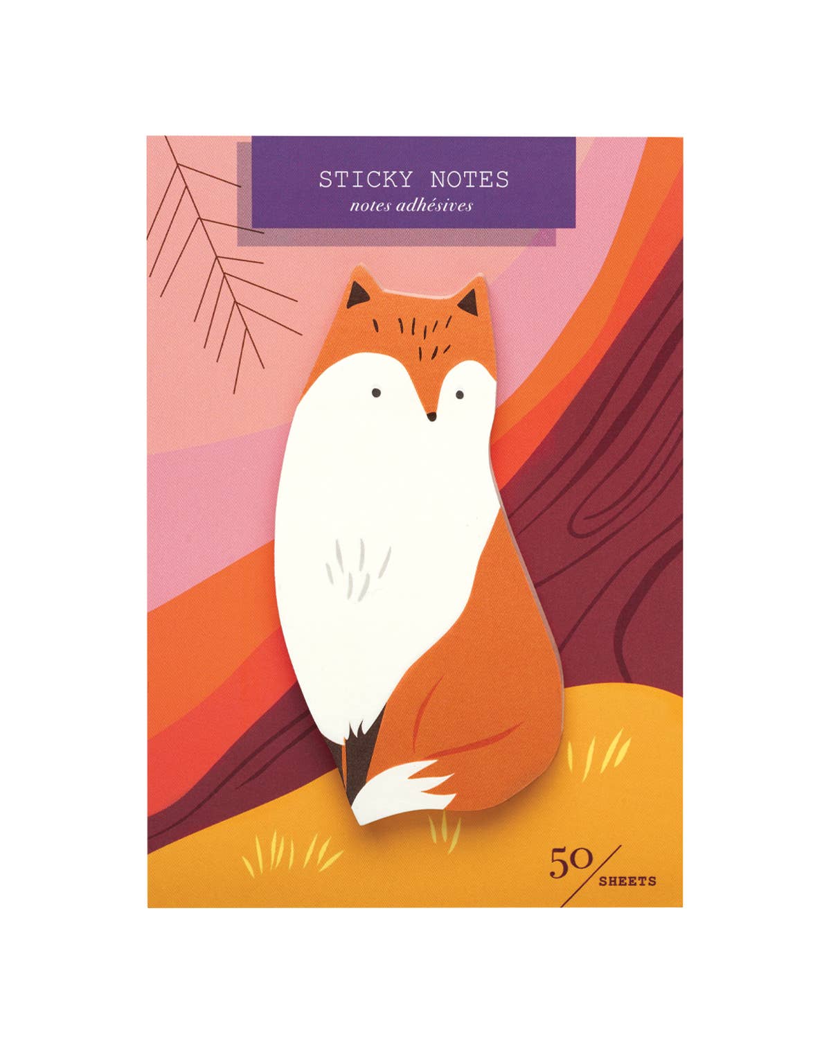 Fox Die Cut Sticky Notes – The Paper Canopy